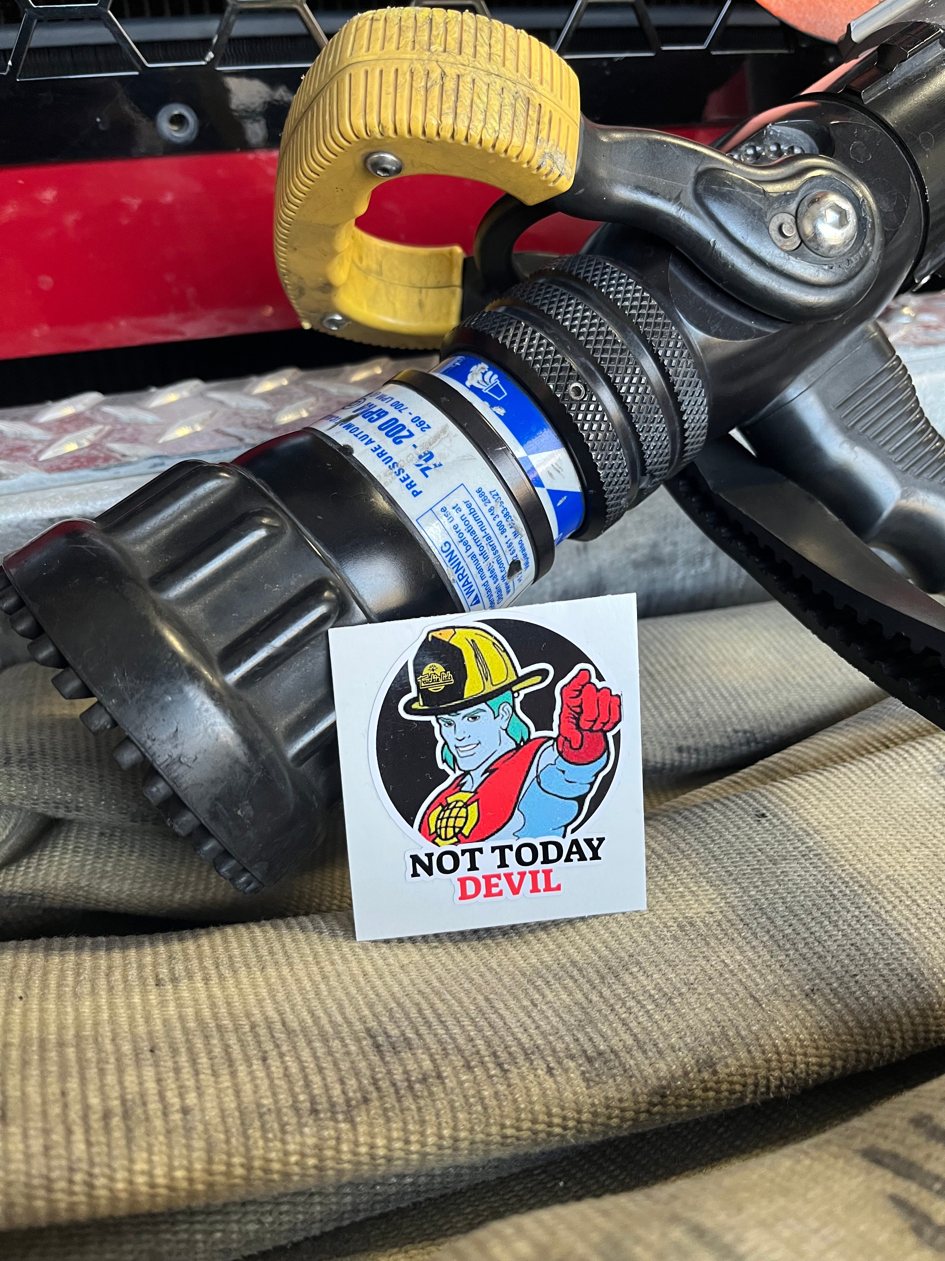 Not Today Devil Sticker – Truckielids